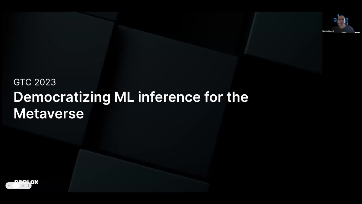 Democratizing Ml Inference For The Metaverse Gtc Digital Spring 2023 Nvidia On Demand