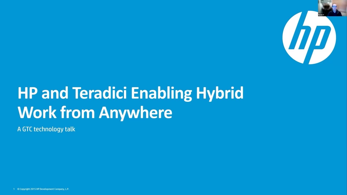 HP and Teradici Enabling Hybrid Work from Anywhere (Presented by Z by ...