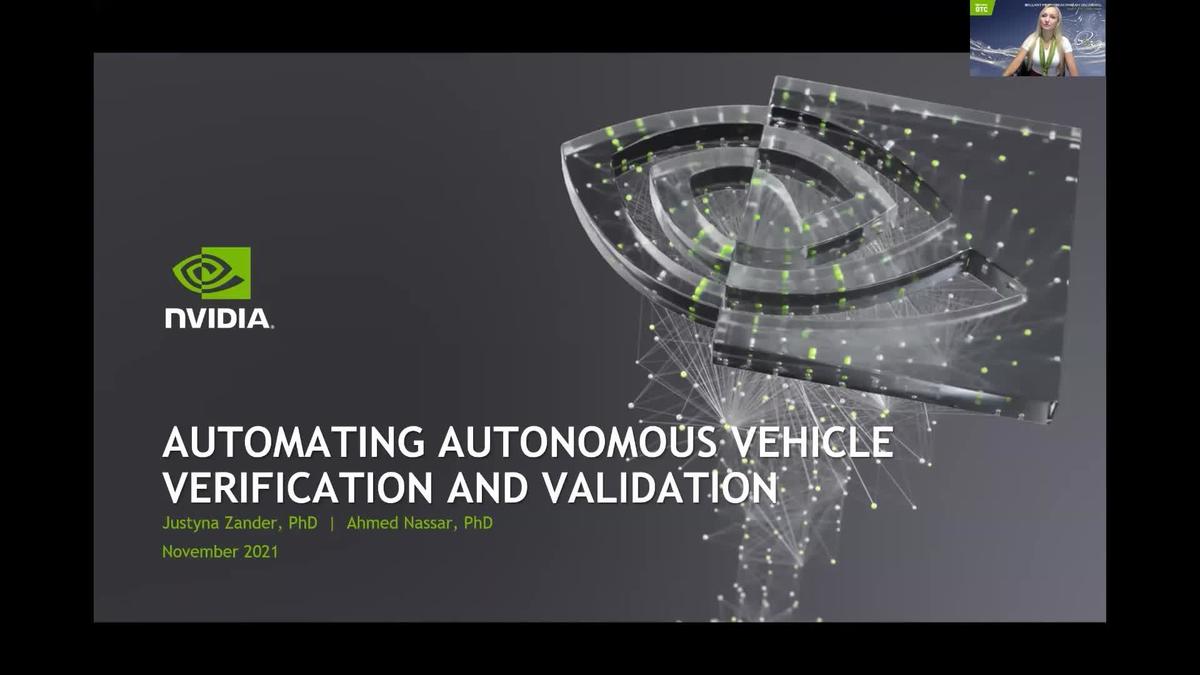 Automating AV Verification and Validation | GTC Digital November 2021 | NVIDIA On-Demand