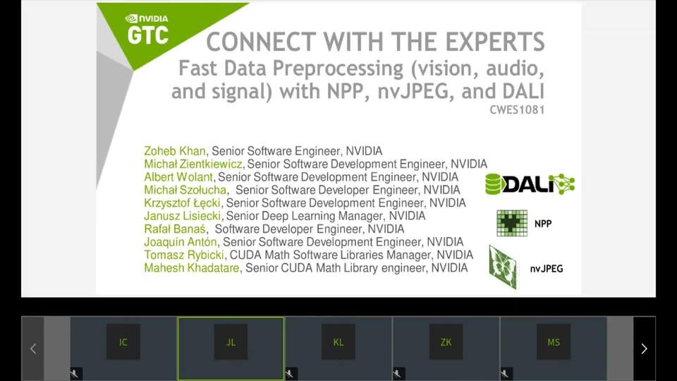 Fast Data Preprocessing (Image, Video, Audio and Signal) with DALI, NPP and nvJPEG | NVIDIA On ...