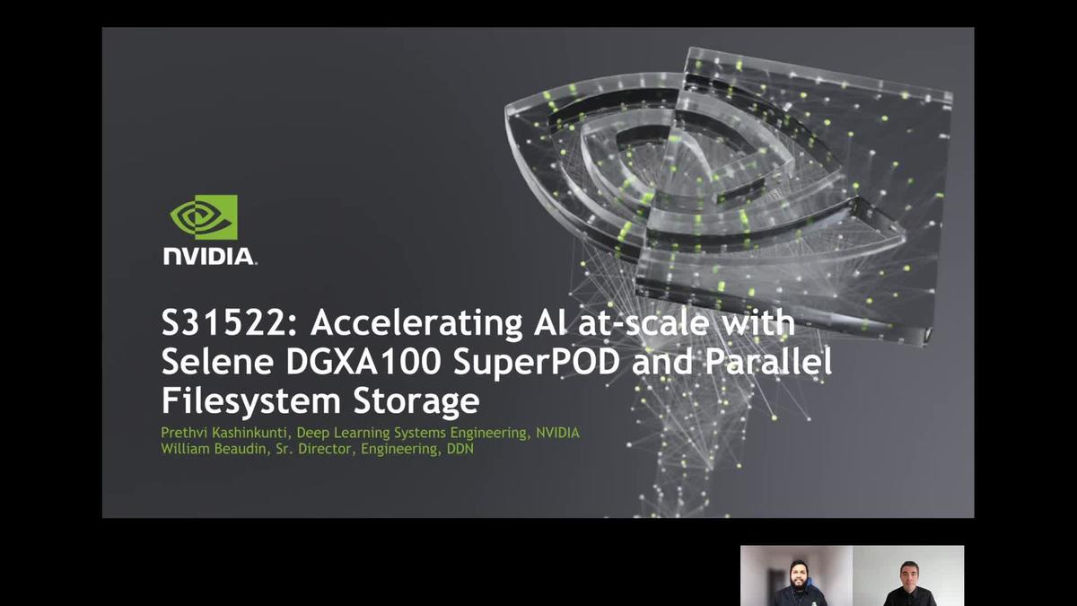 Accelerating AI at-scale with Selene DGXA100 SuperPOD and Parallel ...
