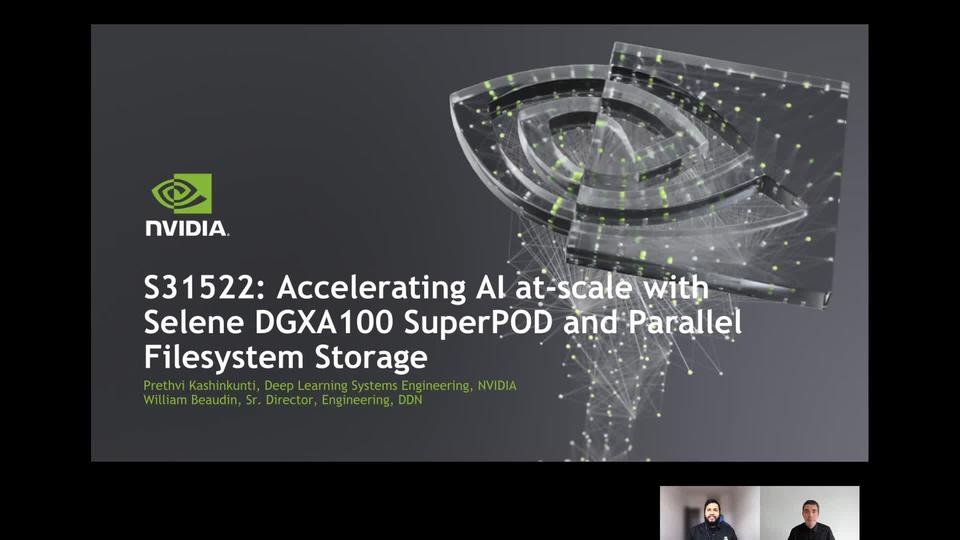 Accelerating AI at-scale with Selene DGXA100 SuperPOD and Parallel ...