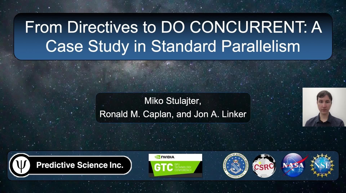 From Directives to DO CONCURRENT: A Case Study in Standard Parallelism ...