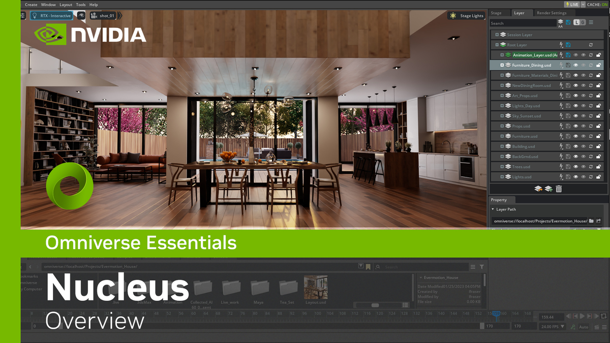 Omniverse Basics Nucleus Overview Omniverse 2020 Nvidia On Demand