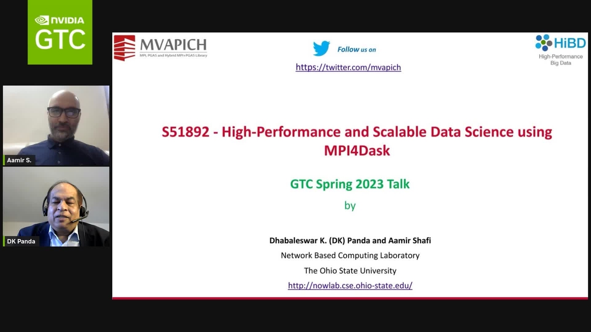 High Performance And Scalable Data Science Using Mpi4dask Gtc Digital Spring 2023 Nvidia On
