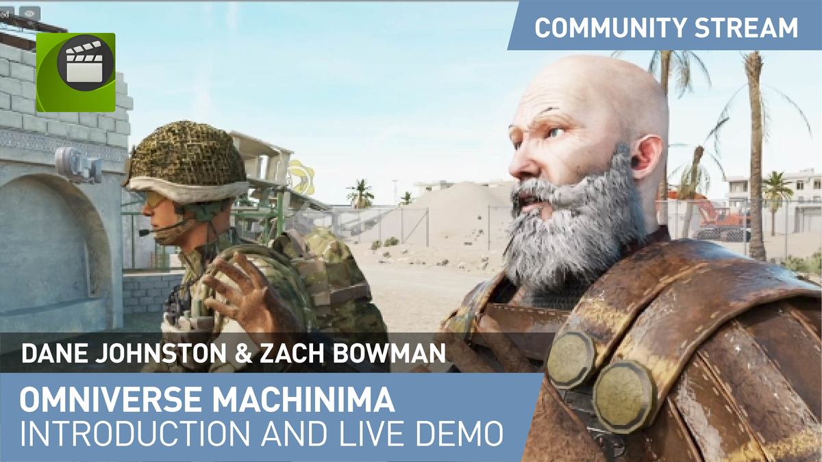 Omniverse Machinima Live Demo Omniverse 2020 Nvidia On Demand