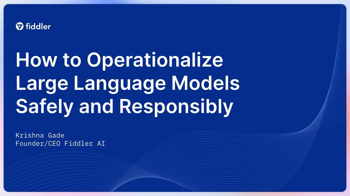 How To Operationalize Large Language Models Safely And Responsibly Gtc 24 2024 Nvidia On Demand