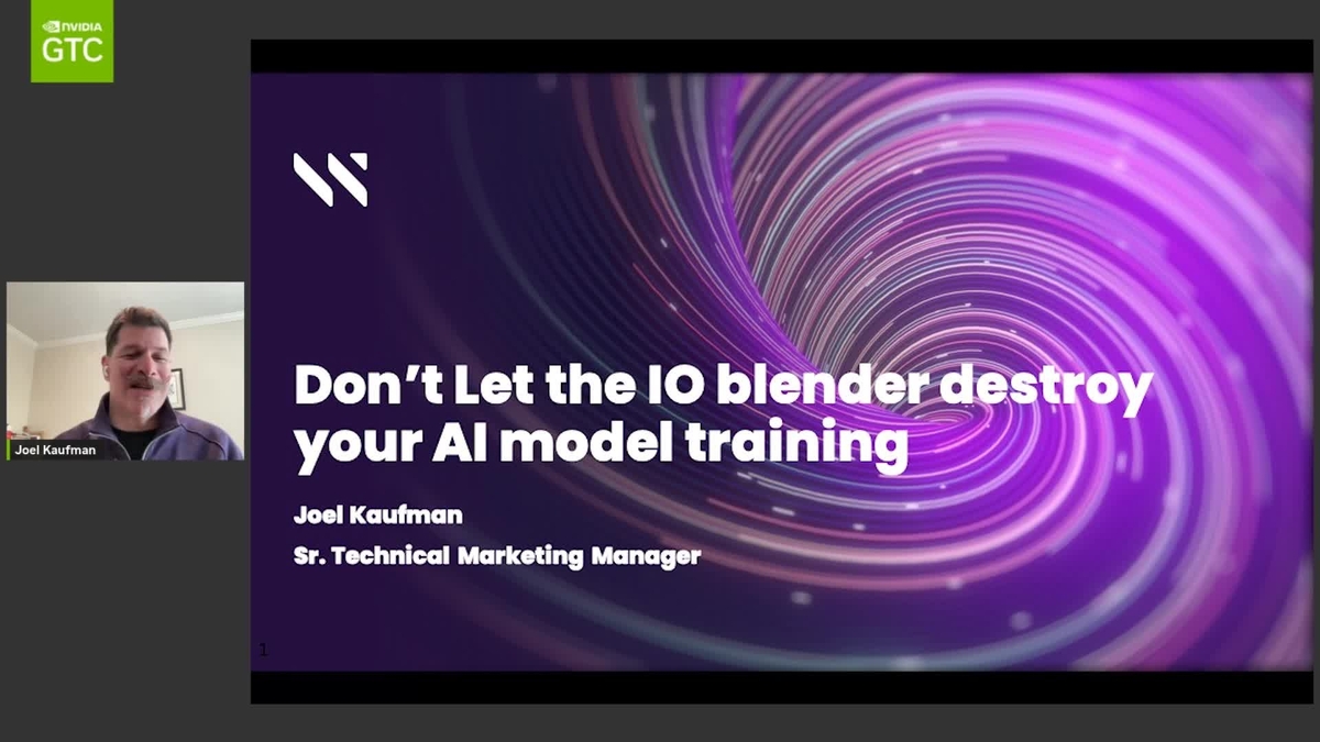 Don't Let the I/O Blender Destroy Your AI Model Training (Presented by ...