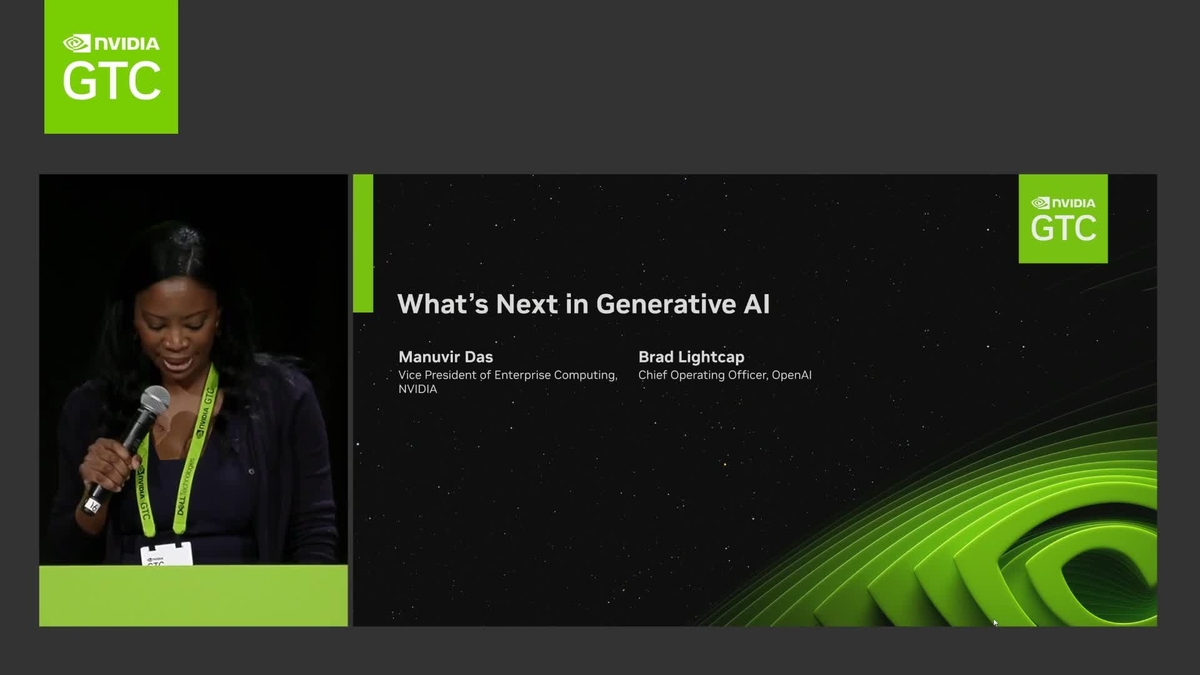 Whats Next In Generative Ai Gtc 24 2024 Nvidia On Demand