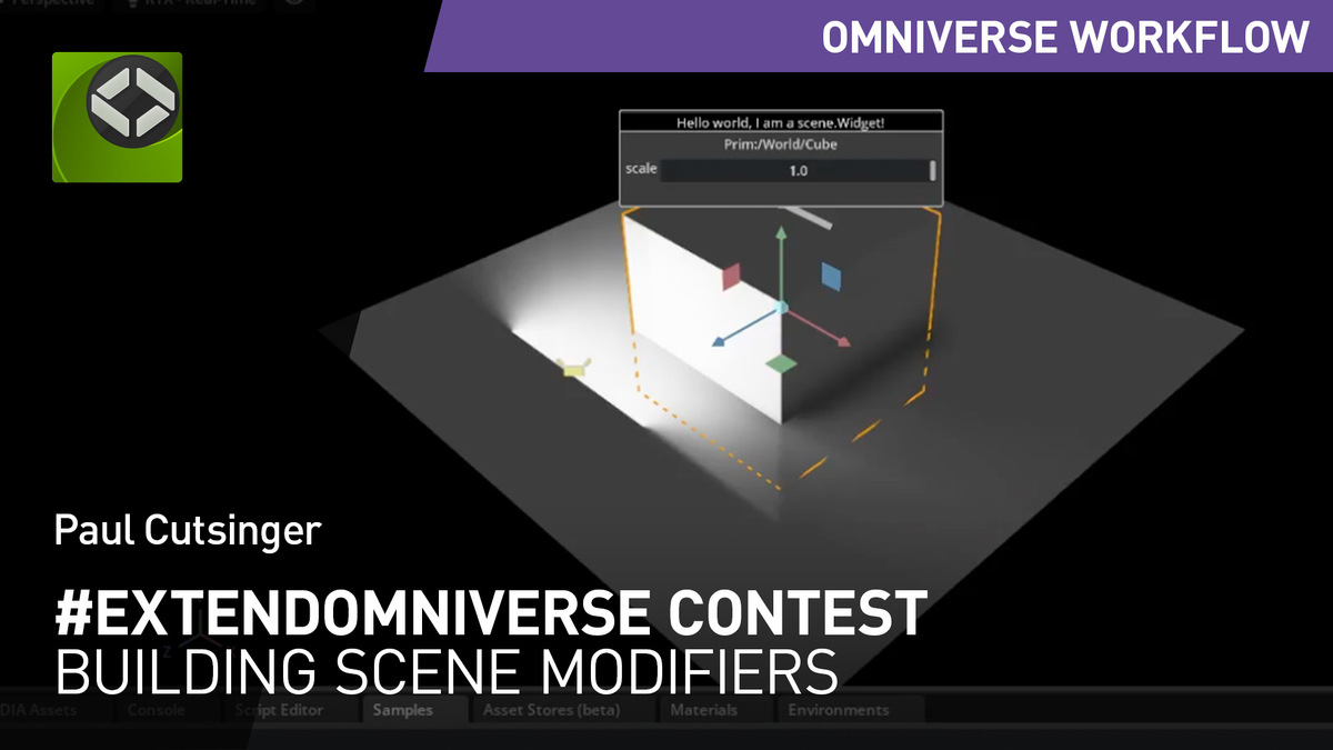 #ExtendOmniverse Contest - Building Scene Modifiers | Omniverse 2020 ...