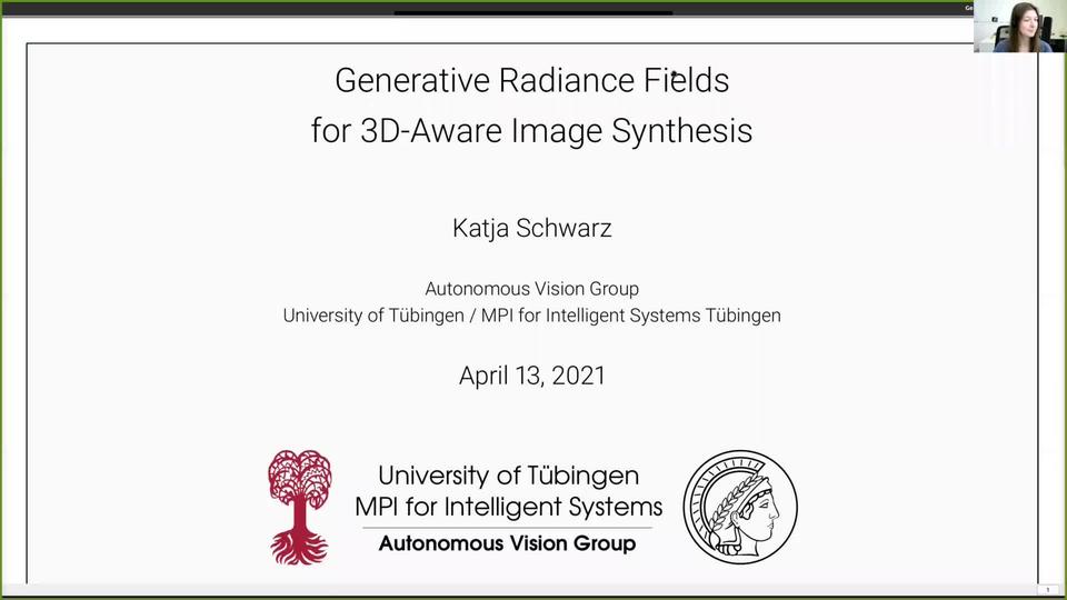 Generative Radiance Fields for 3D-Aware Image Synthesis | NVIDIA On-Demand
