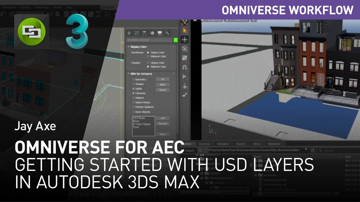 Omniverse For Aec Getting Started With Usd Layers With Autodesk 3ds Max Omniverse 2020