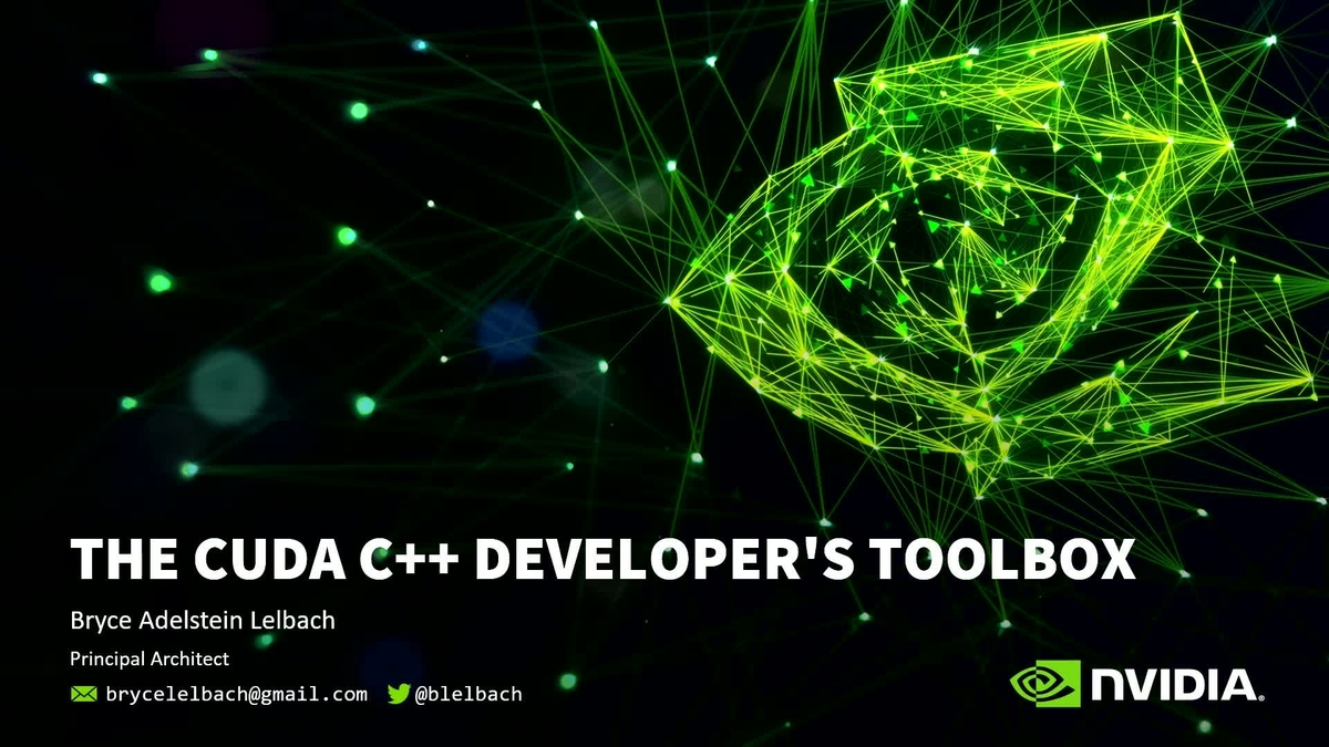 The CUDA C++ Developer’s Toolbox S72572 | GTC 2025 | NVIDIA On-Demand