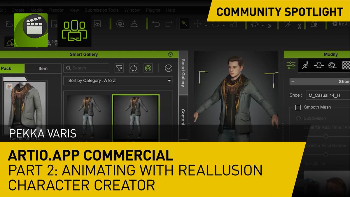 Artio animation project - Part 2: Animating with Reallusion Character ...