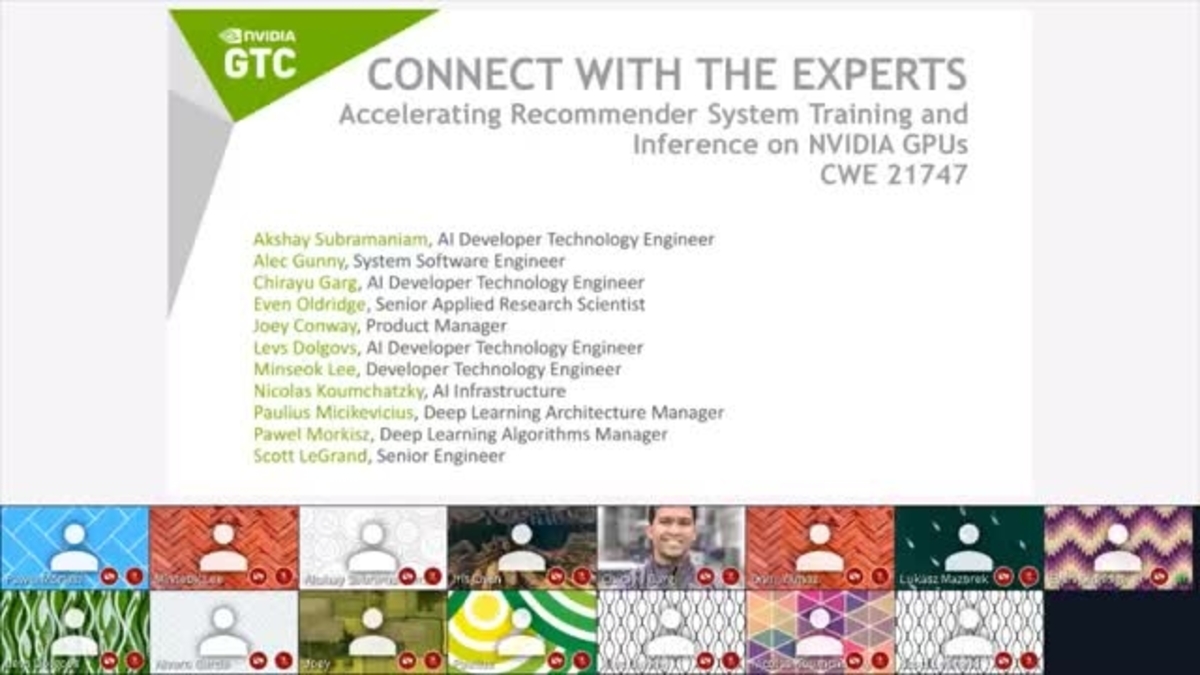 Accelerating Recommender System Training And Inference On Nvidia Gpus