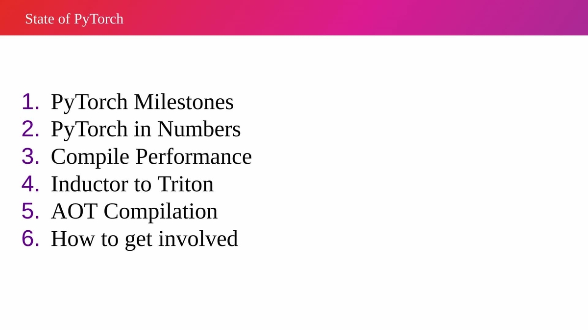 State Of Pytorch Gtc 24 2024 Nvidia On Demand