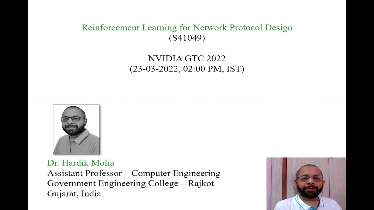 Reinforcement Learning For Network Protocol Design Gtc Digital Spring 2022 Nvidia On Demand