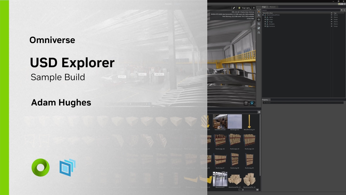 USD Explorer Sample Build | Omniverse 2020 | NVIDIA On-Demand