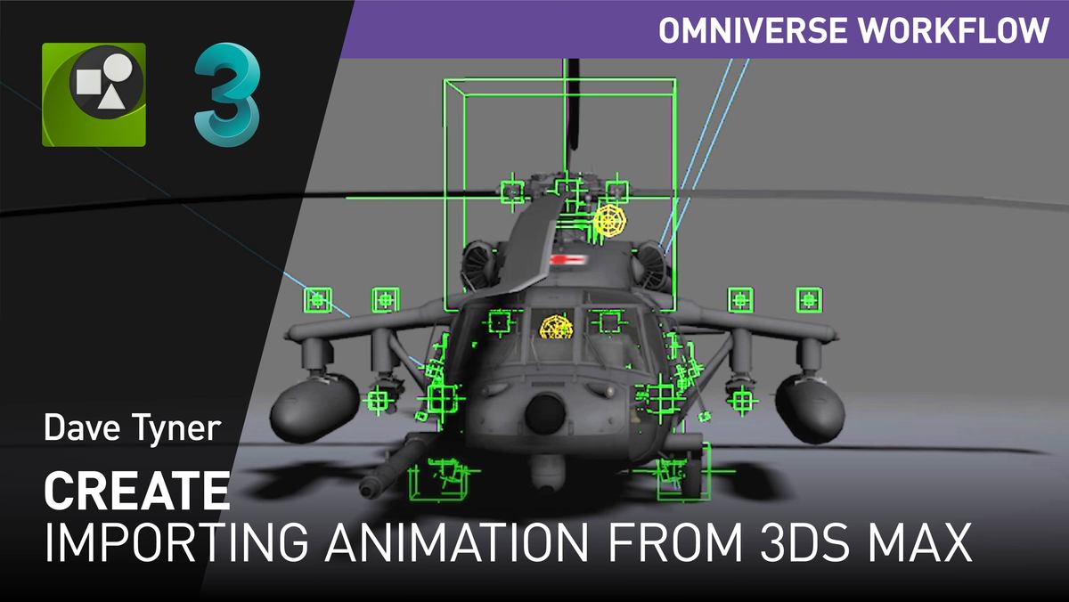 Importing animation from 3DS Max | Omniverse 2021 | NVIDIA On-Demand