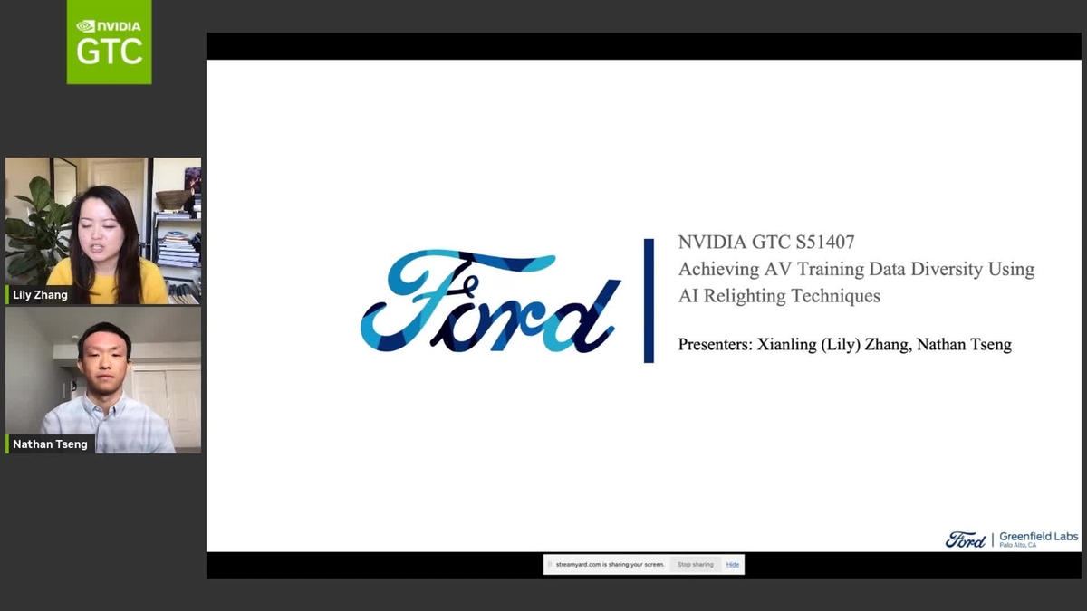 Achieving Av Training Data Diversity Using Ai Relighting Techniques Gtc Digital Spring 2023