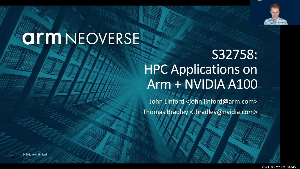 Hpc Applications On Armnvidia A100 S32758 Gtc Digital April 2021