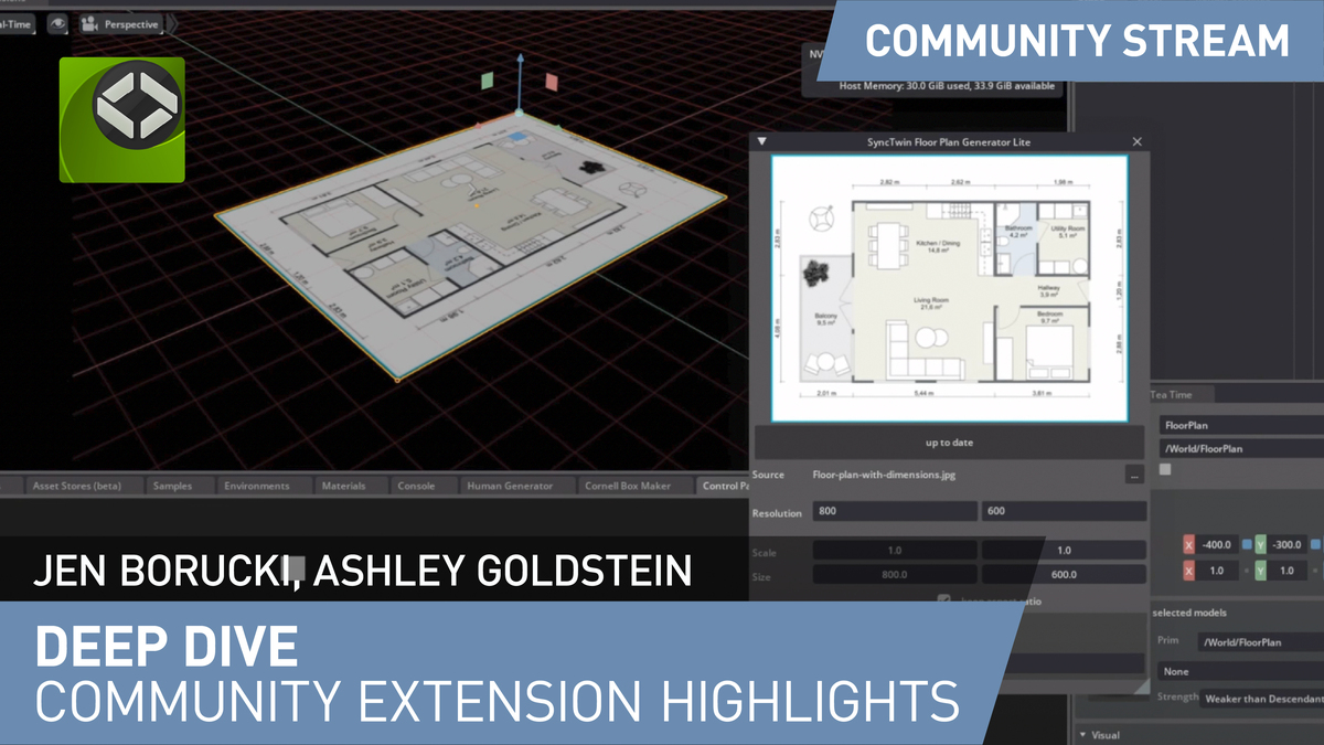 Nvidia Community Stream Deep Dive Communmity Extension Highlights