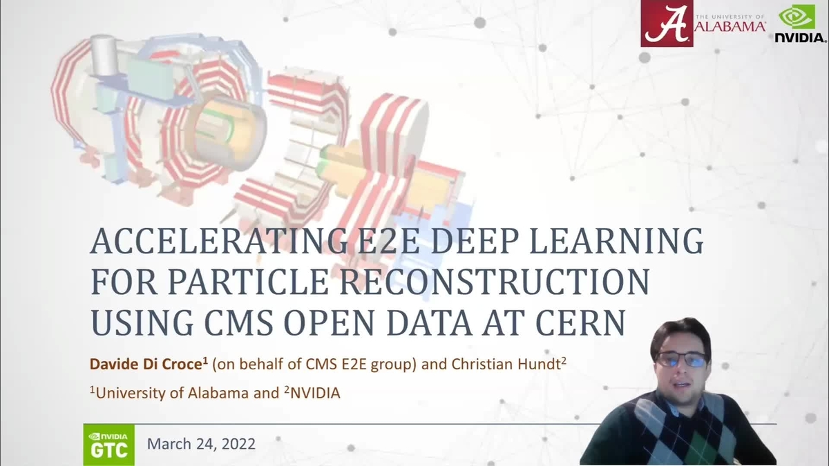 Accelerating End To End Deep Learning For Particle Reconstruction Using Cms Open Data At Cern