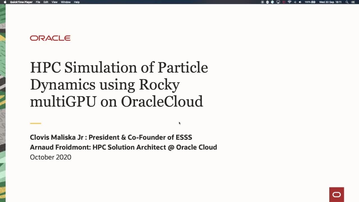 HPC Simulation of Particle Dynamics Using Rocky MultiGPU on Oracle Cloud Infrastructure ...