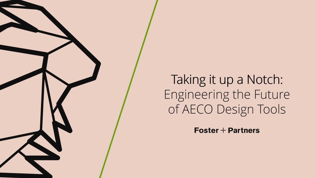Taking It Up A Notch Engineering The Future Of Aeco Design Tools Gtc 24 2024 Nvidia On Demand