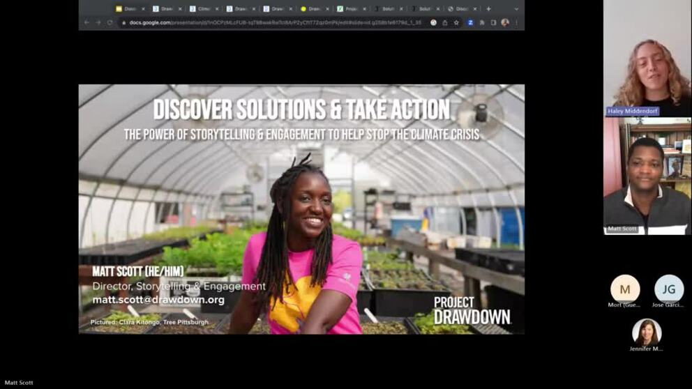 Storytelling and Solutions with Project Drawdown