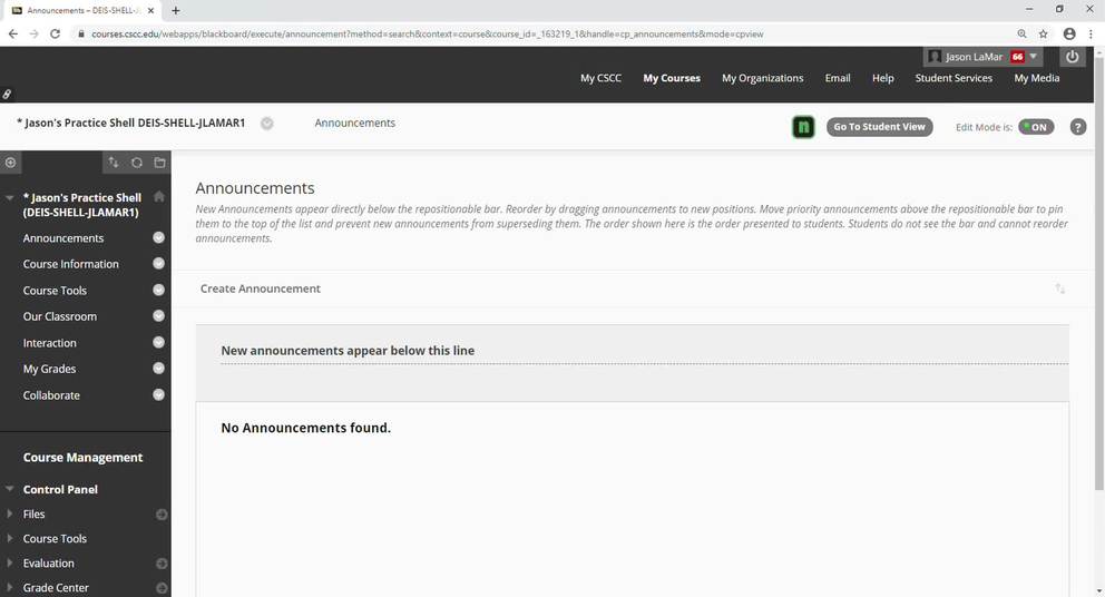 Collaborate > Joining Your Course Room