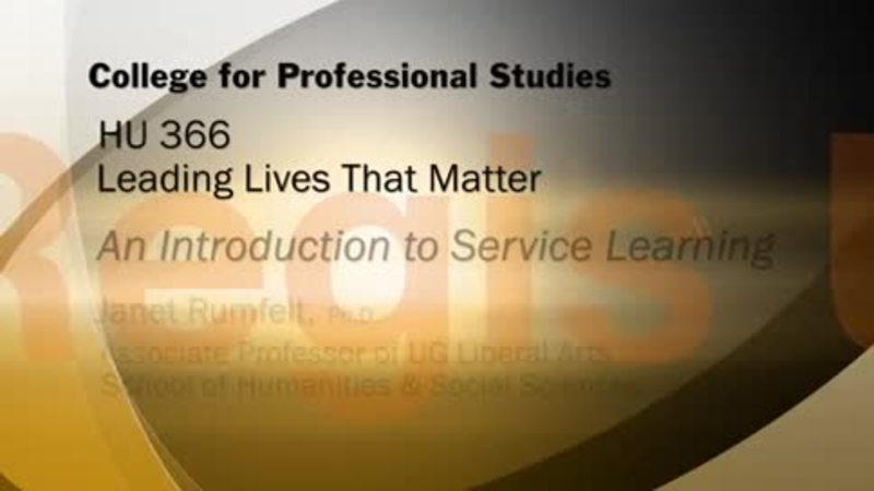 Intro to Service Learning