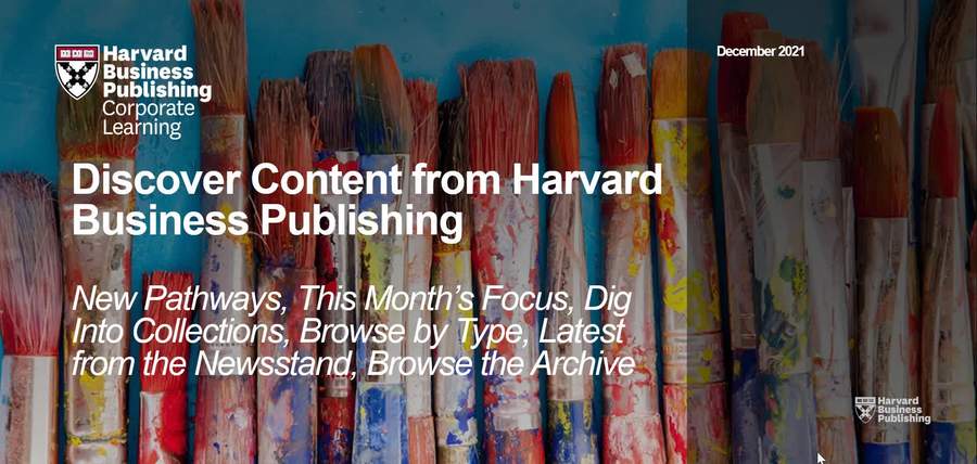 Discover Content from Harvard Business Publishing
