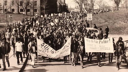 Anti Vietnam War College Protests