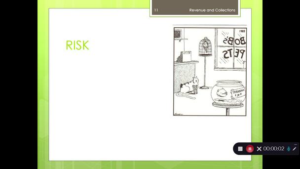 Revenue and Collections Process, Risks and Controls Part 3