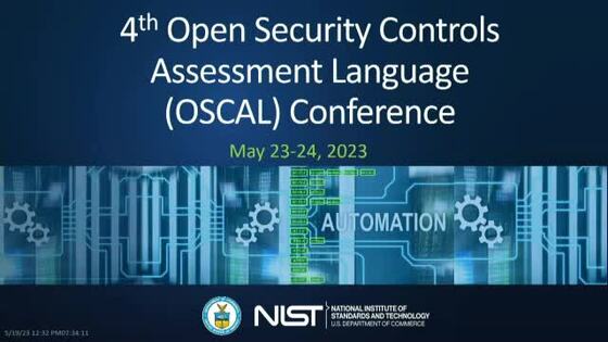 Open Security Controls Assessment Language 4th Annual OSCAL Conference ...