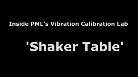 Shaker Table for Accelerometer Calibration | NIST