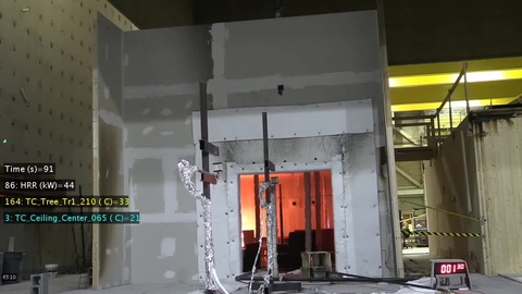 CLT Test 1-4: Front View (Time Lapse) | NIST