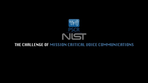 Scene 2: Mission Critical Voice | NIST
