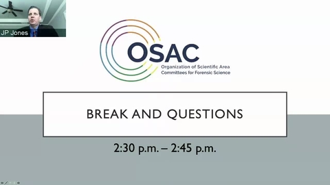 OSAC Public Update Meeting Session 2 | NIST