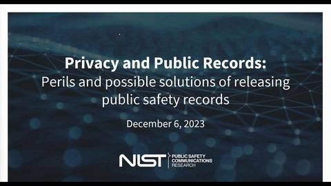 Privacy and Public Records: Perils and possible solutions of releasing ...