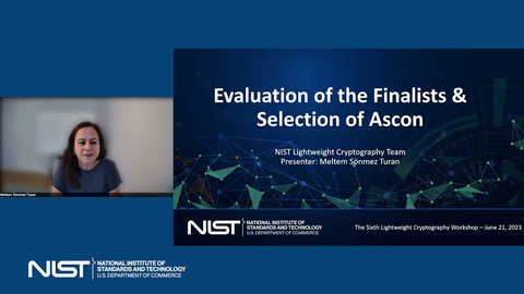 Lightweight Cryptography Workshop: Day 1, Part 1 | NIST