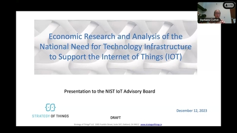 9th IoT Advisory Board Meeting: Day 1 | NIST