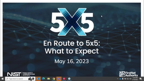 En Route to 5x5_ What to Expect | NIST