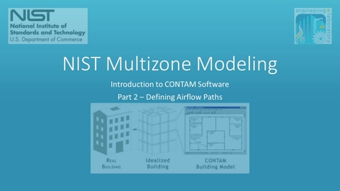 CONTAM Tutorial 1 Part 2- Defining Airflow Paths | NIST