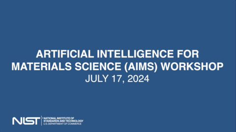 AIMS Workshop 2024: Day 1 | NIST
