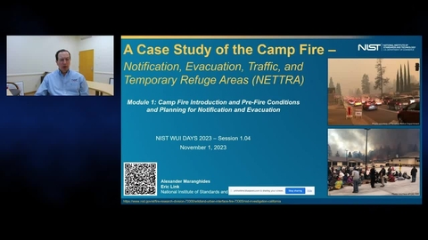 WUI Fire Days 2023- Day 1 | NIST