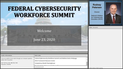 Federal Cybersecurity Workforce Summit 2020 | NIST