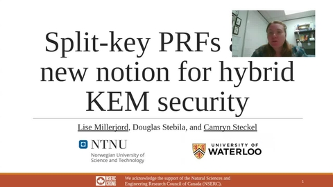 Split-key PRFs and a new notion for hybrid KEM security | NIST