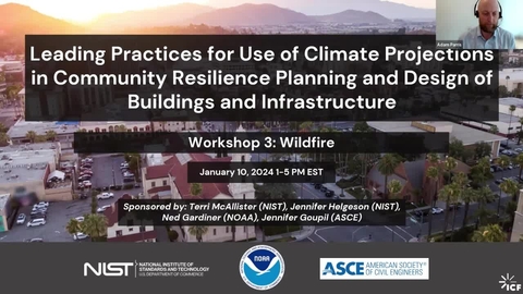 Introduction (Workshop 3: Wildfire and Urban Planning) | NIST